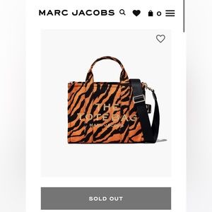 Marc Jacobs | Bags | Marc Jacobs Tiger Stripe Tote Bag Medium | Poshmark